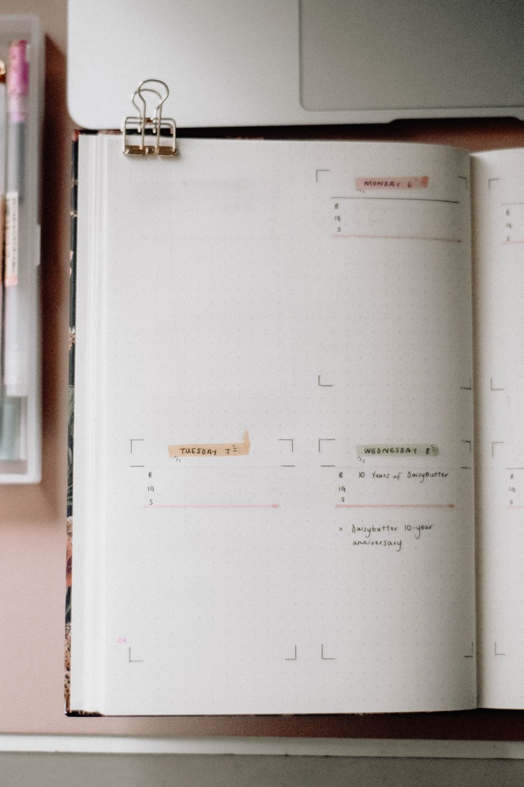 My 2020 Bullet Journal Set-up · Daisybutter