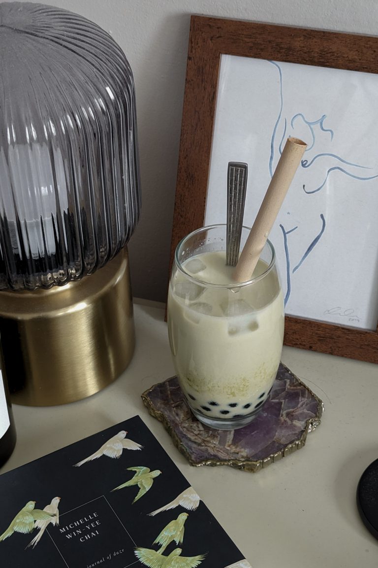 My Simple Summery Matcha Oat Milk Bubble Tea Recipe · Daisybutter